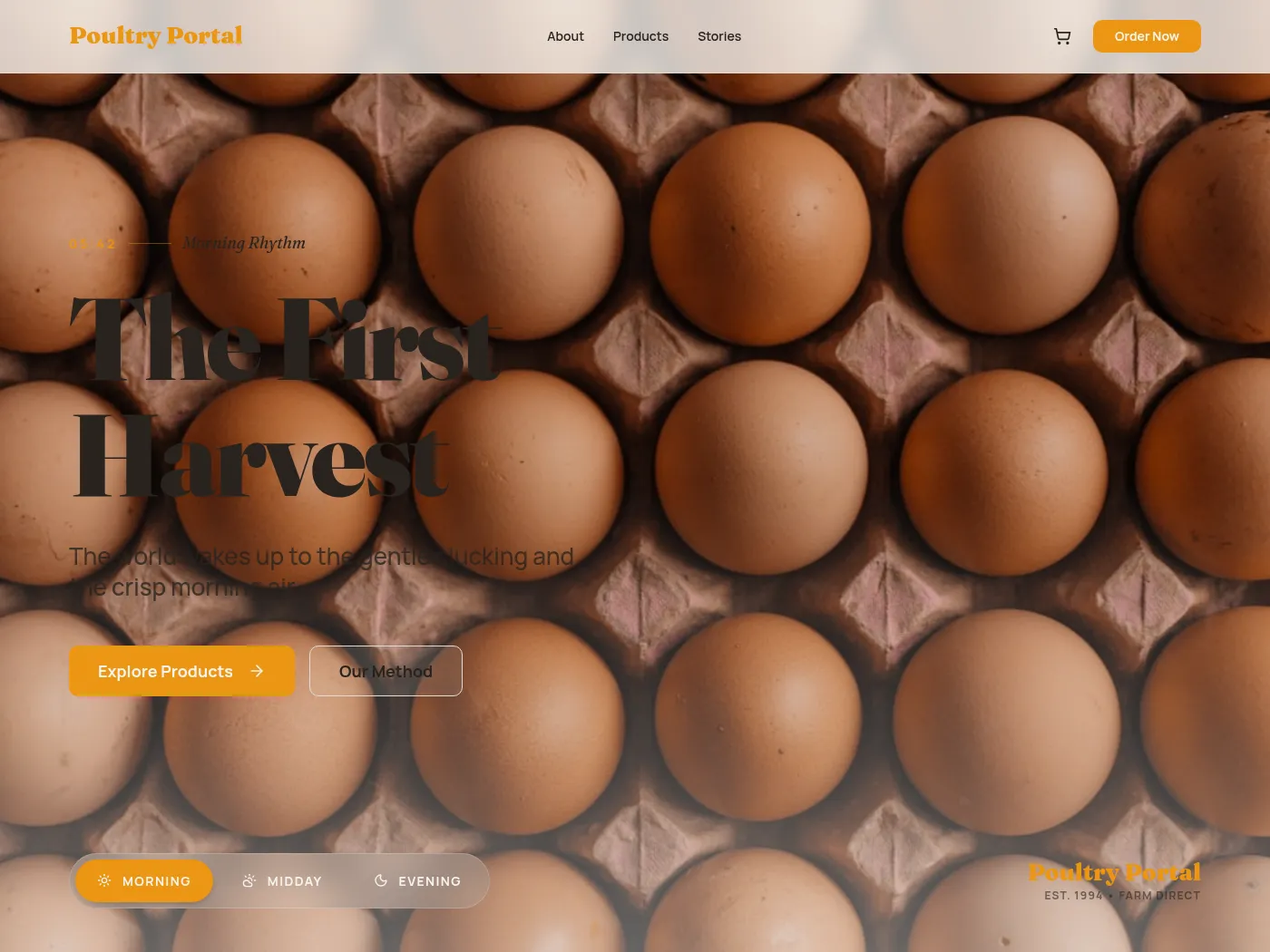 Poultry Portal Landing