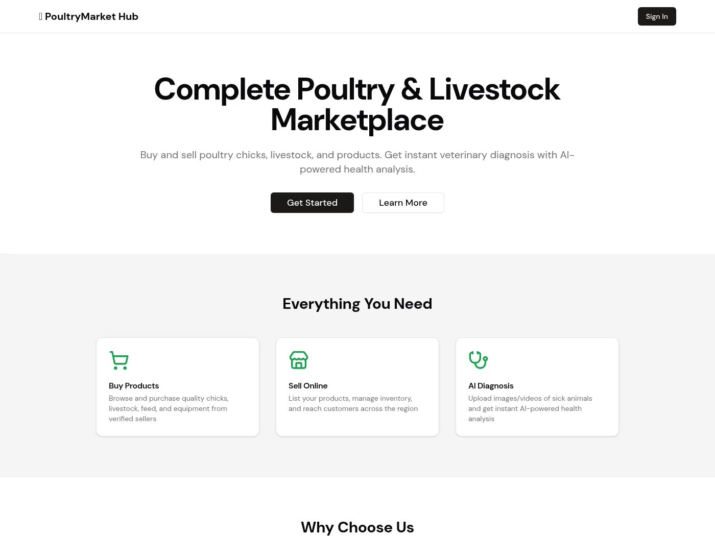 PoultryMarket Hub