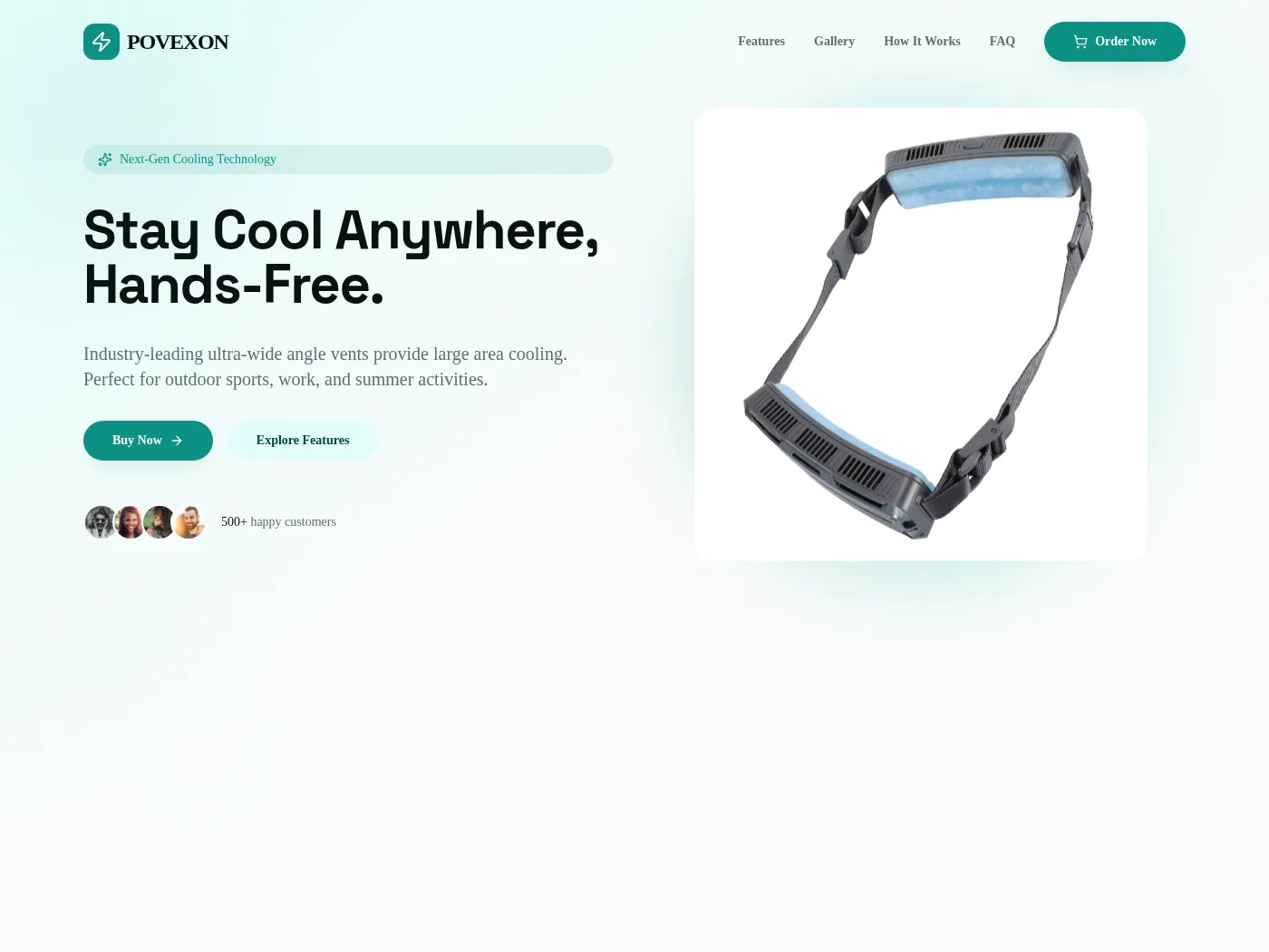 POVEXON Product Landing