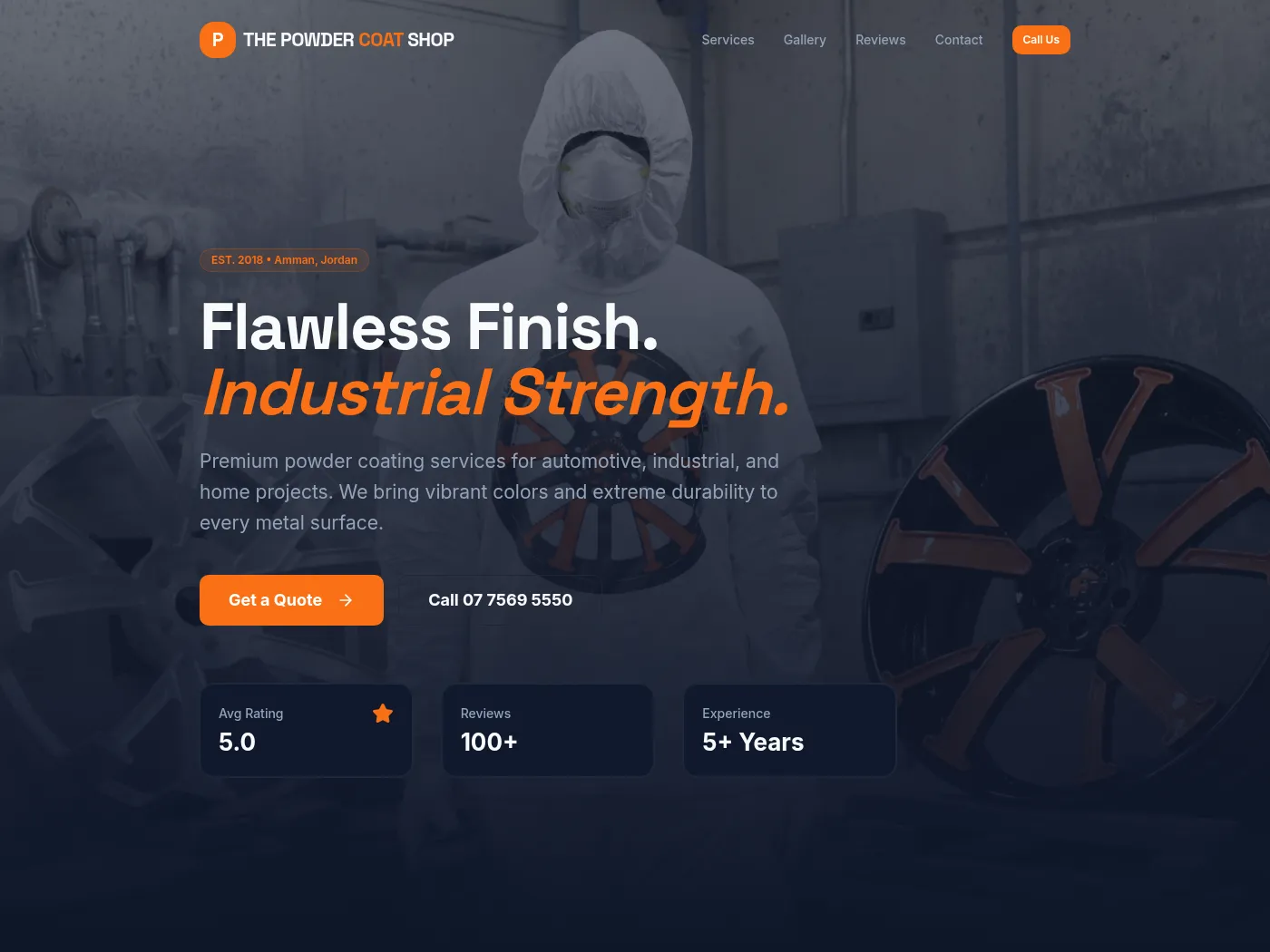 Powder Coat Shop Site