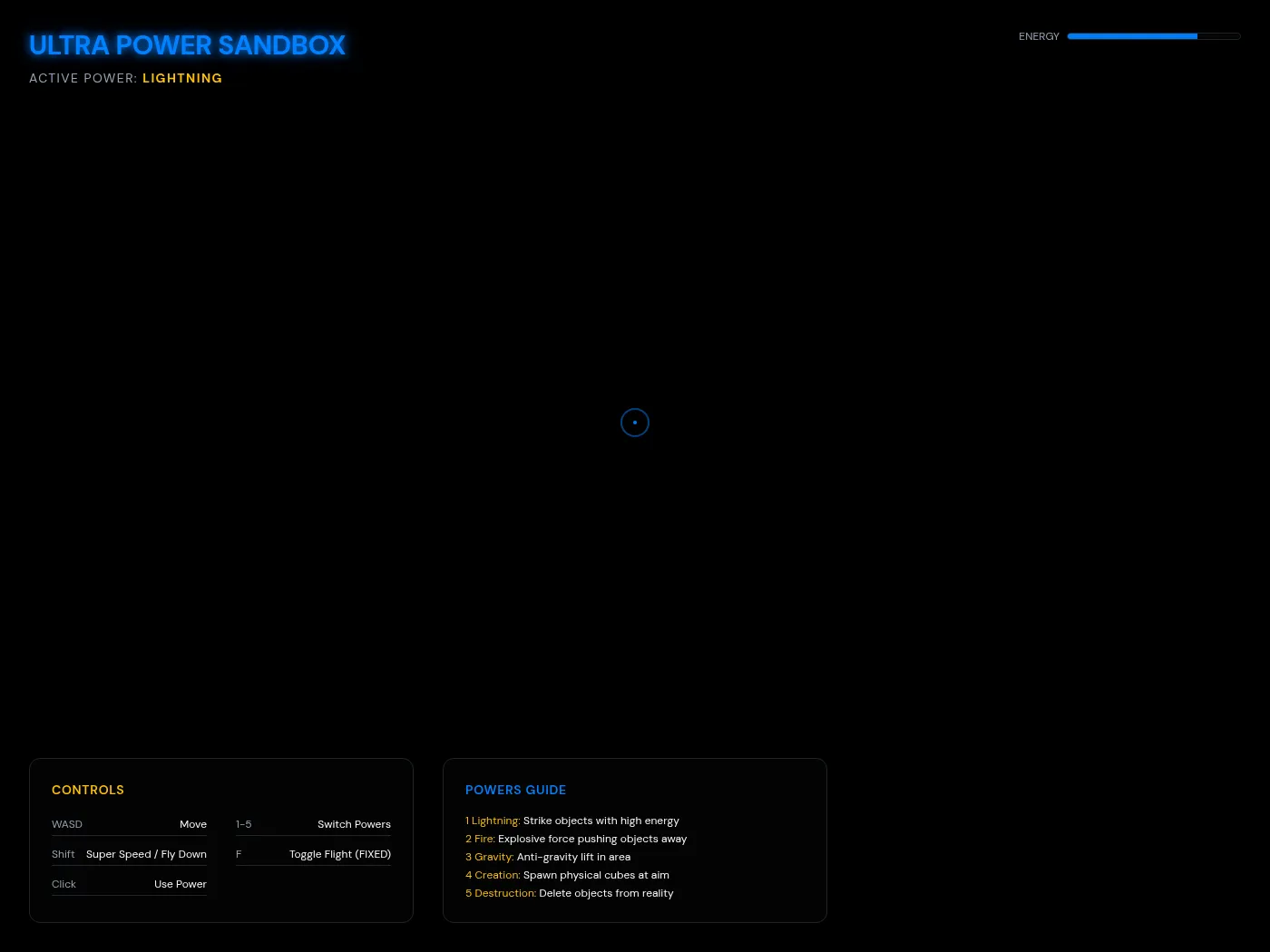 Realistic Power Sandbox