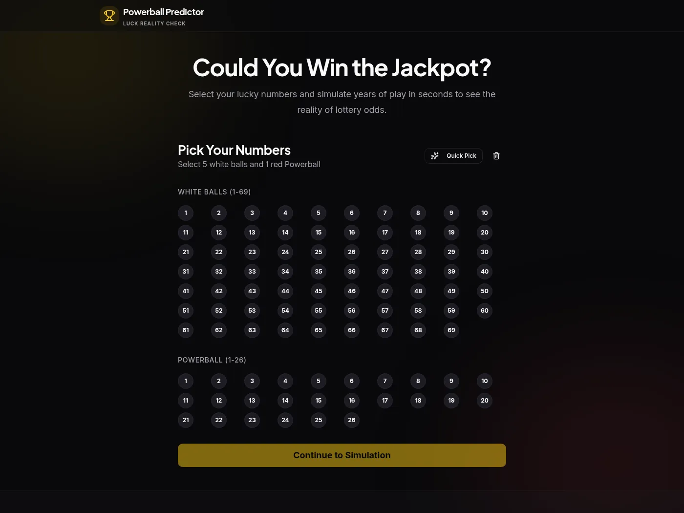 Powerball Predictor