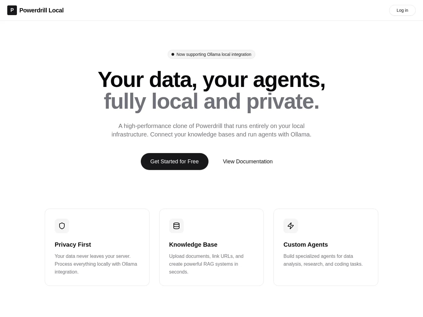 Powerdrill Local Agent Hub