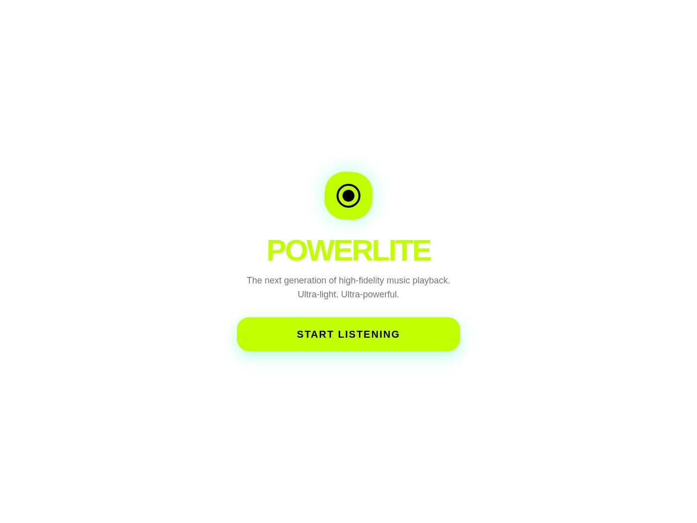 PowerLite Music Player