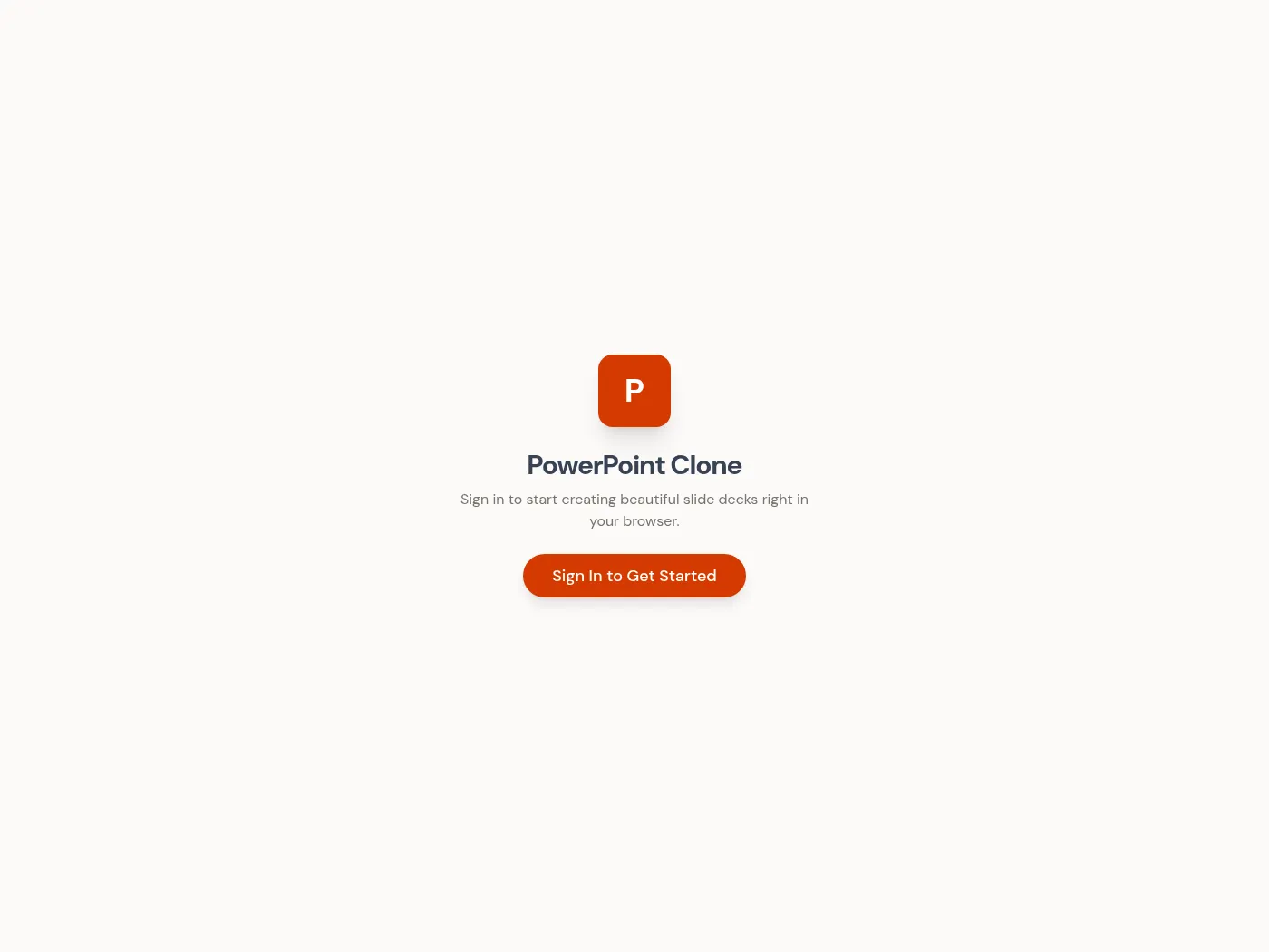 PowerPoint Clone