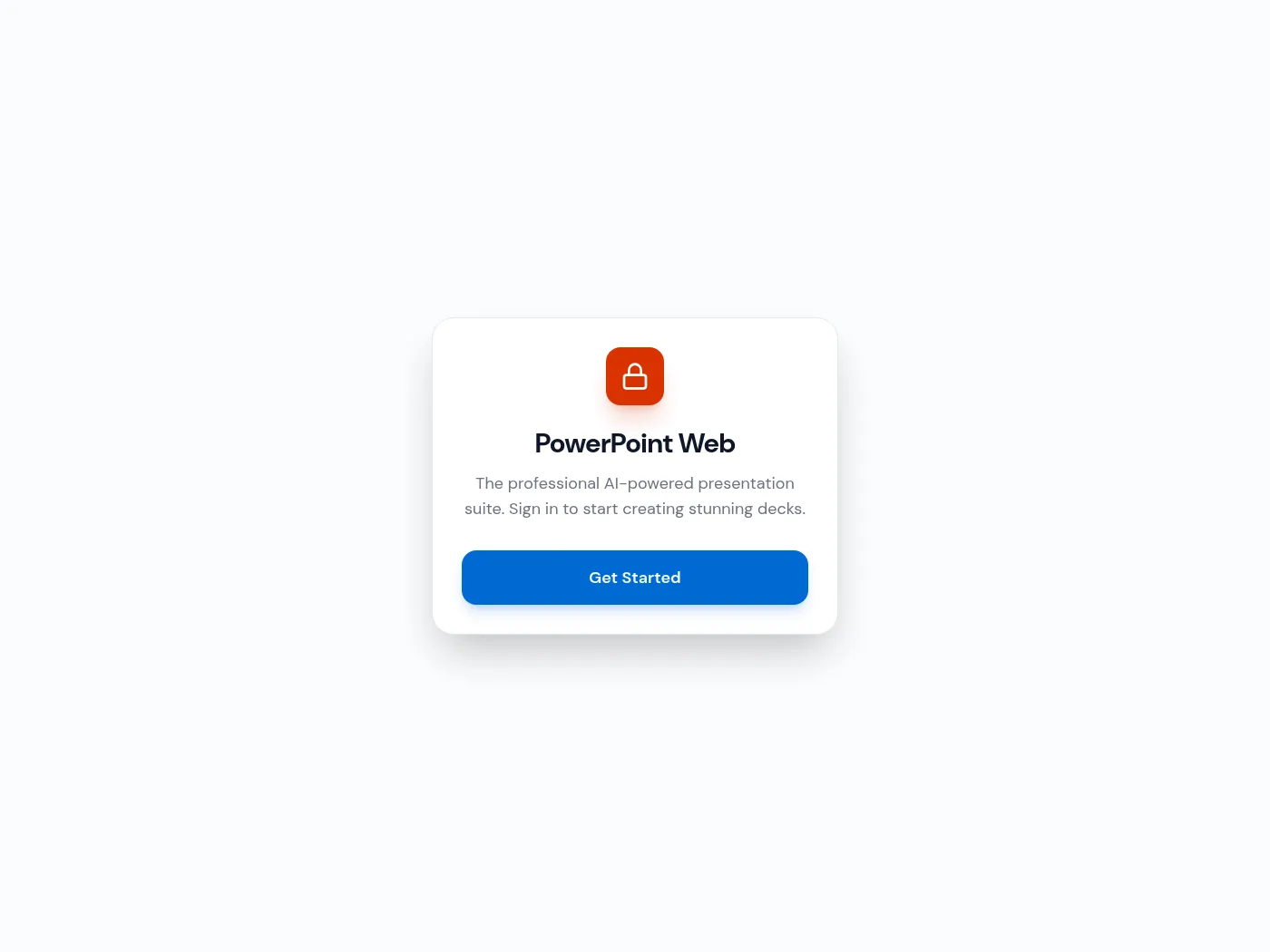 PowerPoint Web Clone