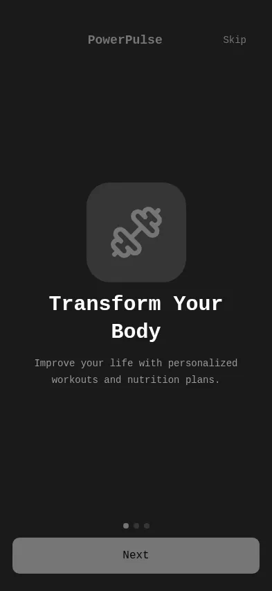PowerPulse Fitness App