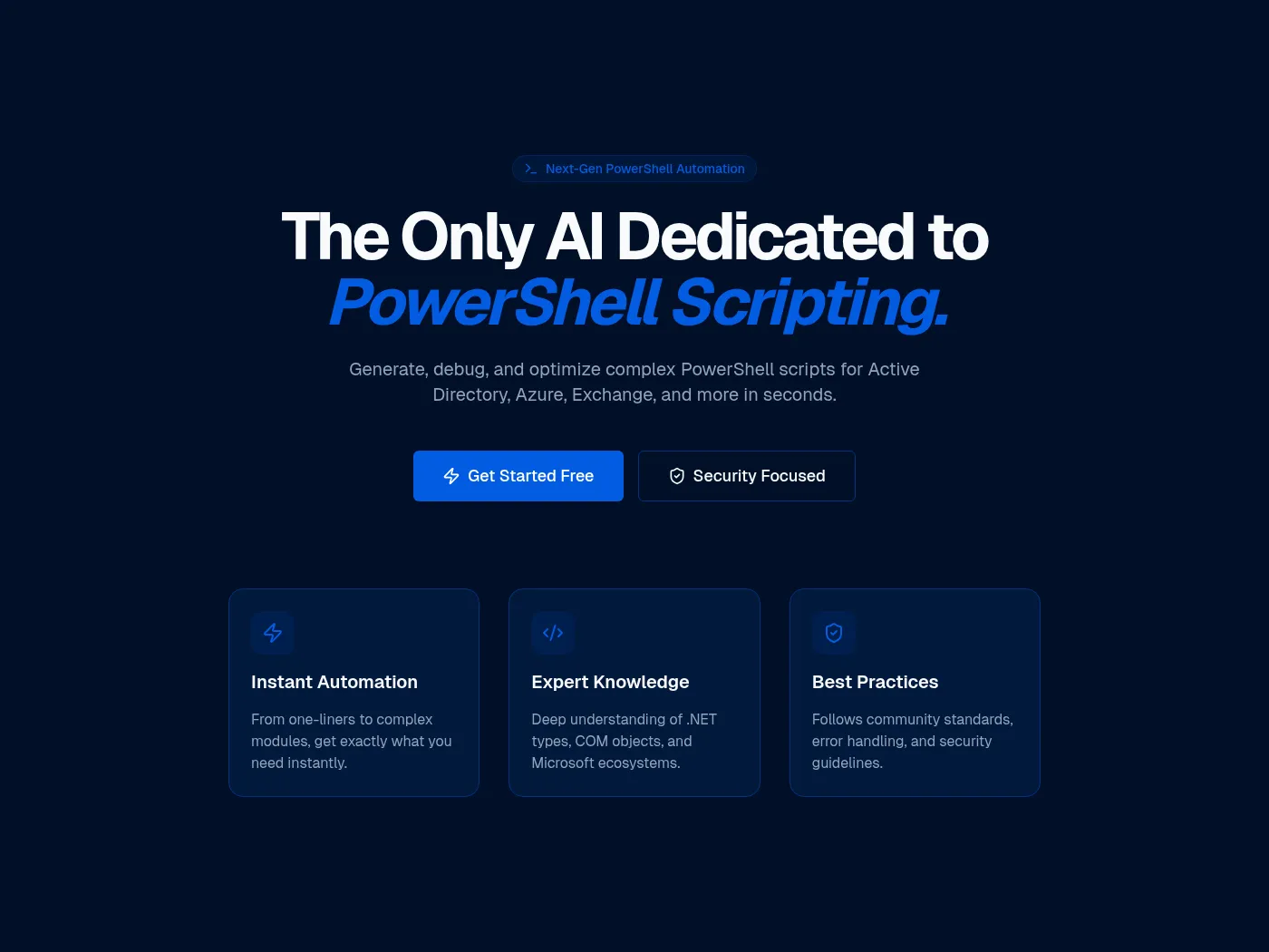 PowerShell AI Scripter