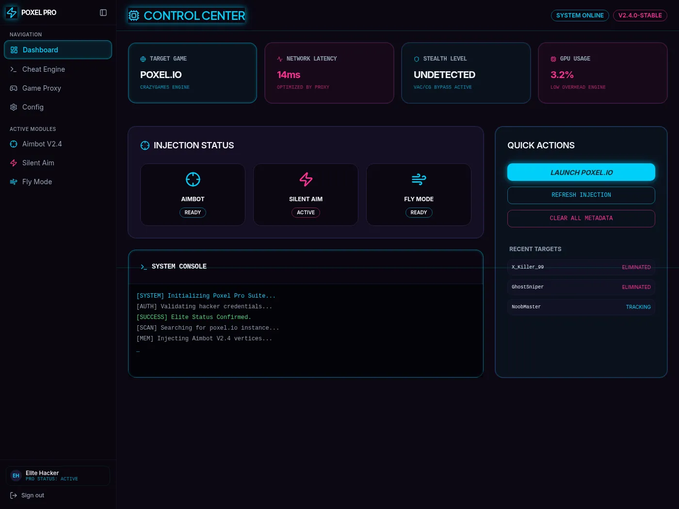 Poxel Pro Hack Suite