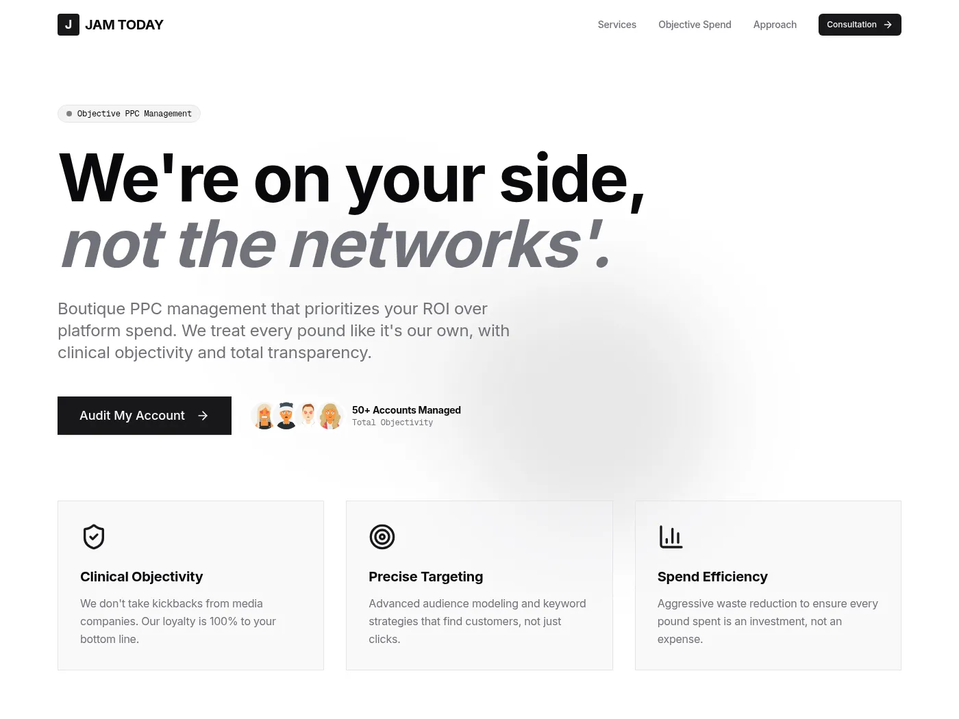Boutique PPC Agency Site