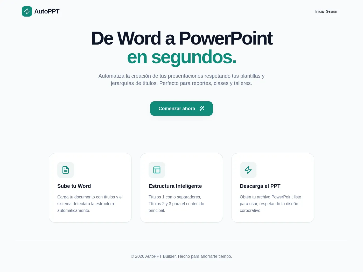AutoPPT Builder