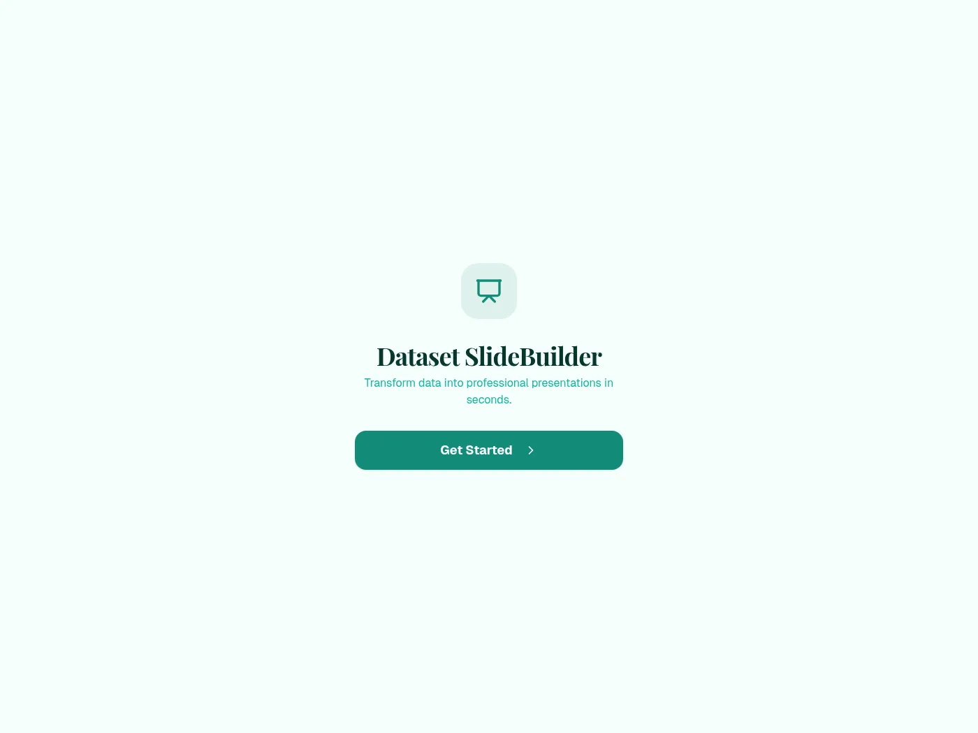 Dataset SlideBuilder