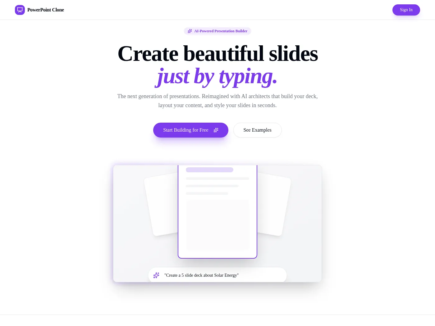 Presentation Clone