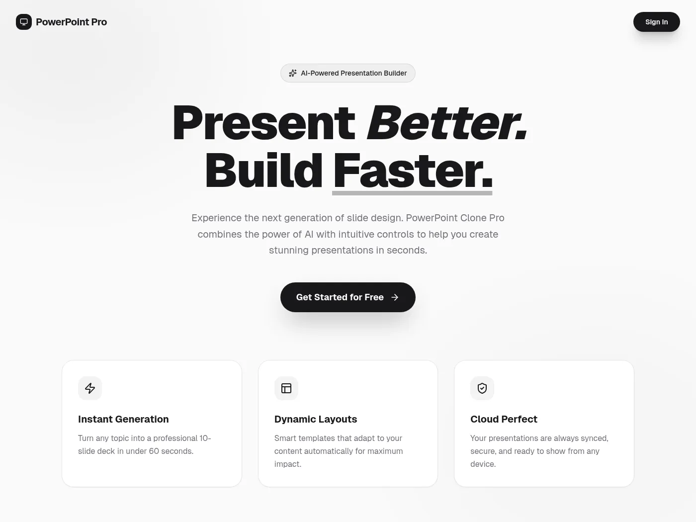 PowerPoint Clone Pro