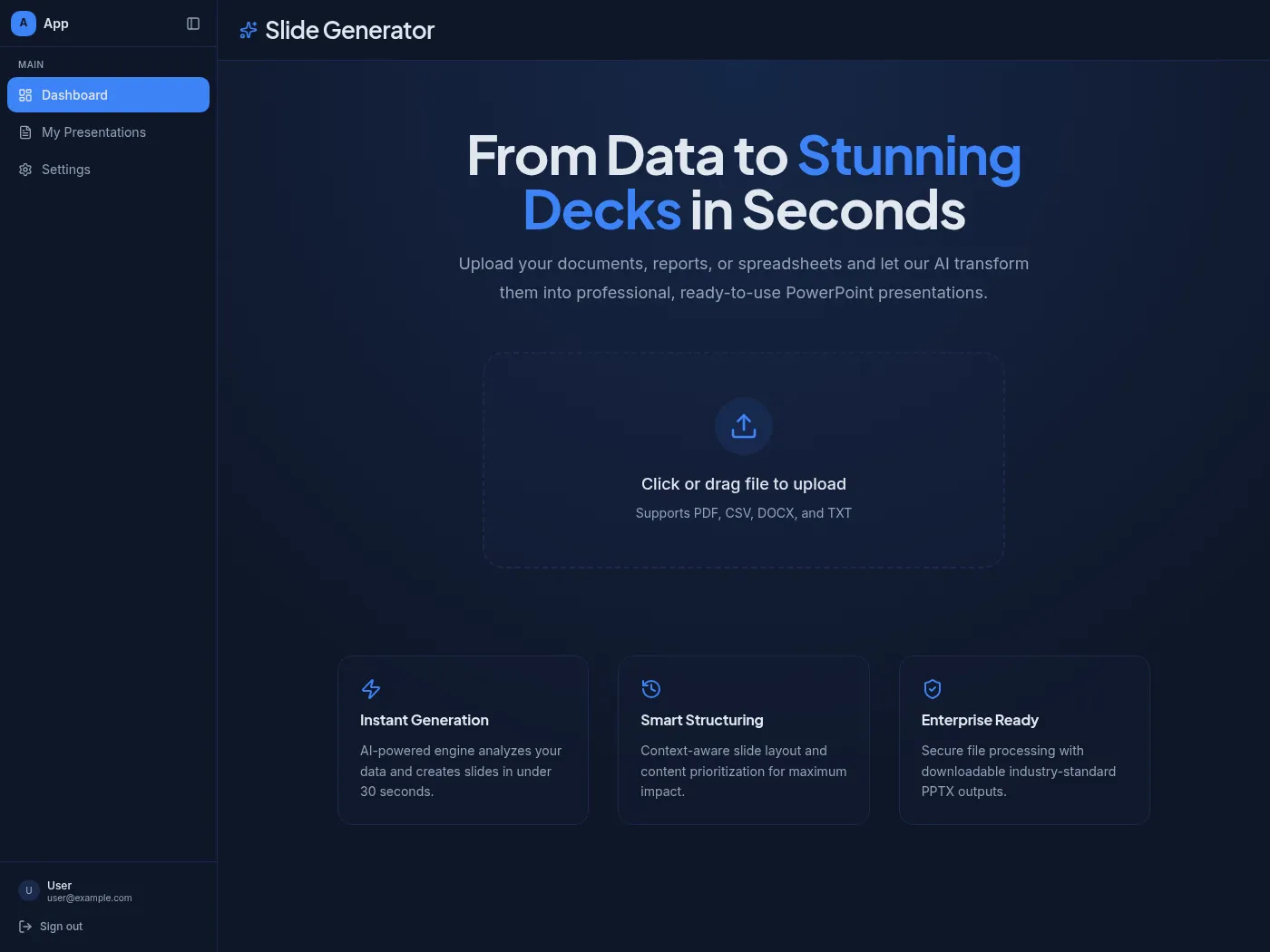 AutoSlide Generator