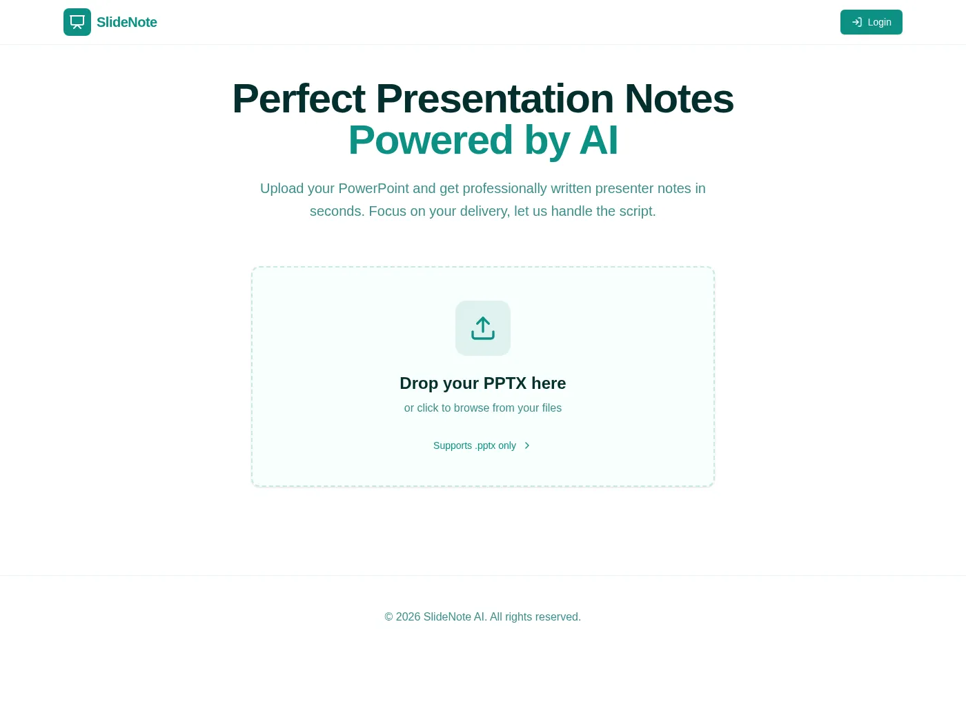 PPT Note Generator