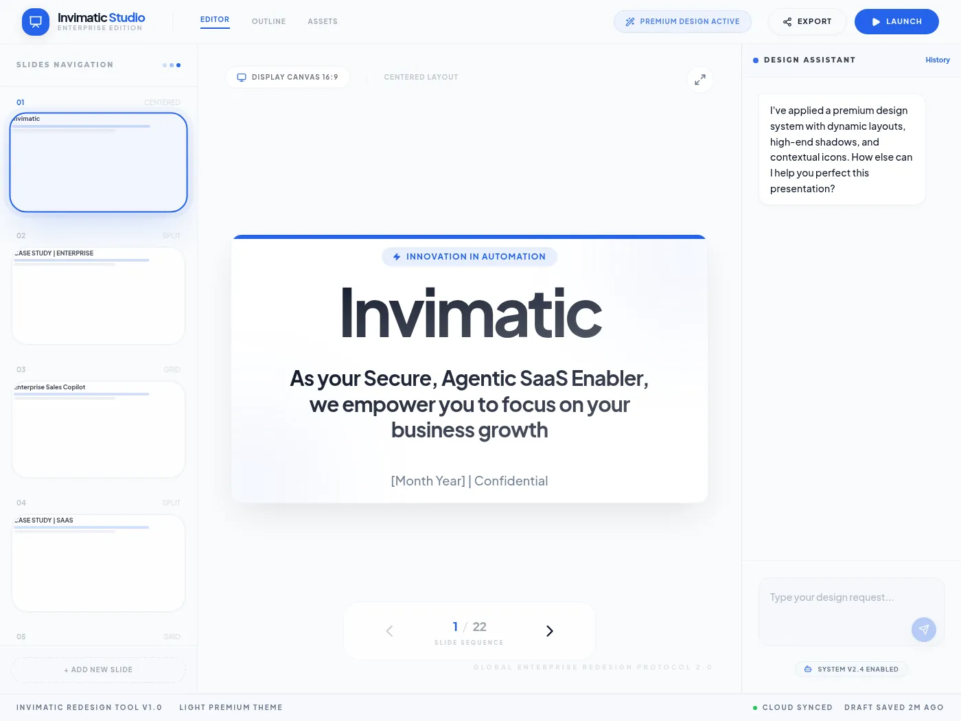 Premium PPT Redesign