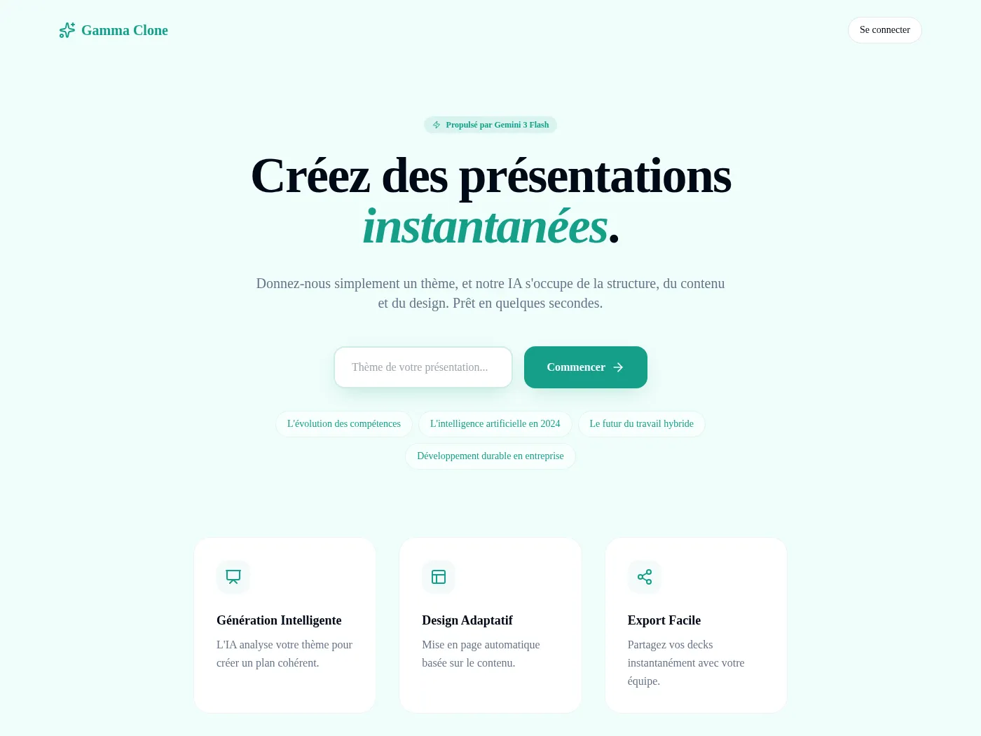 Instant PPT Generator