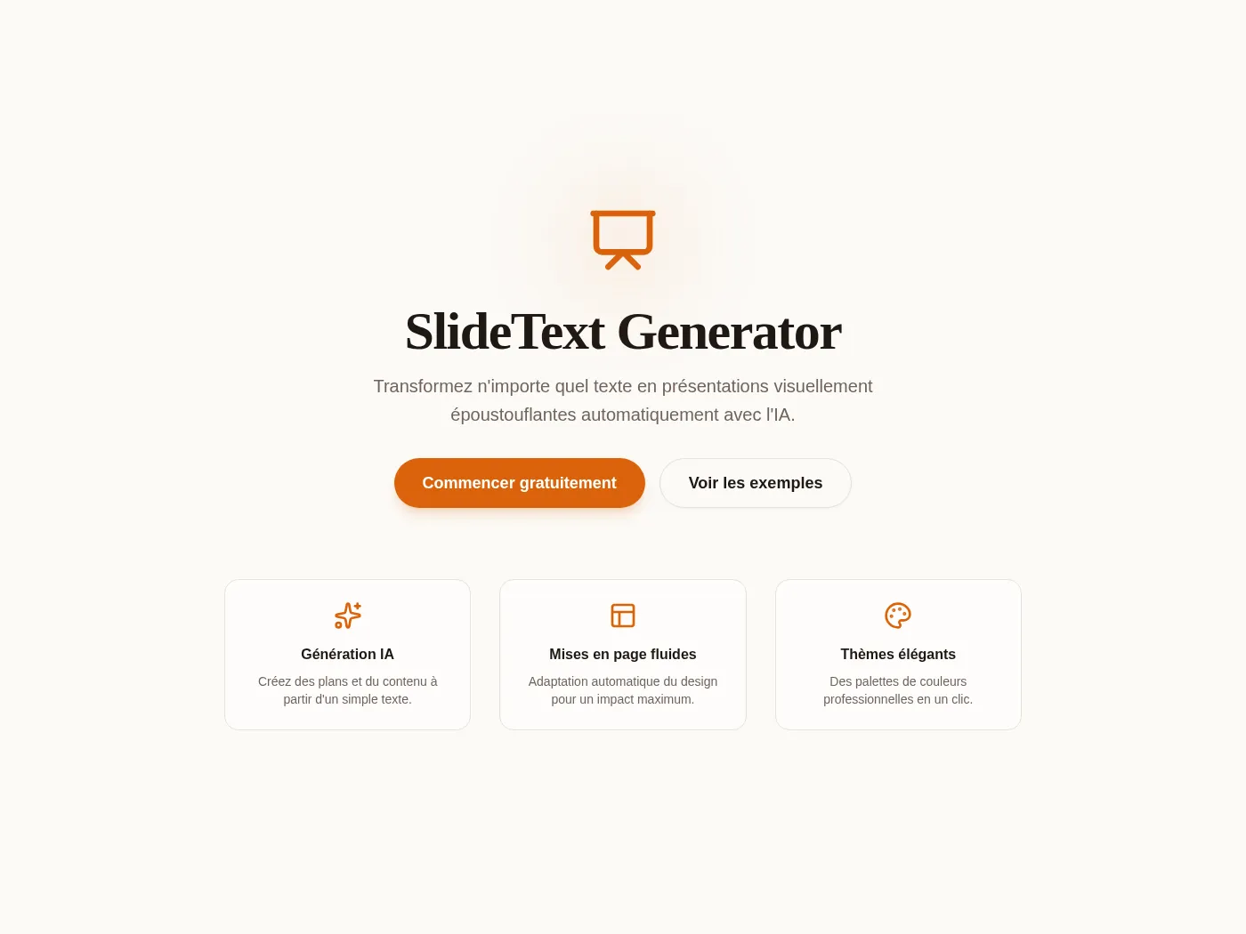 SlideText Generator
