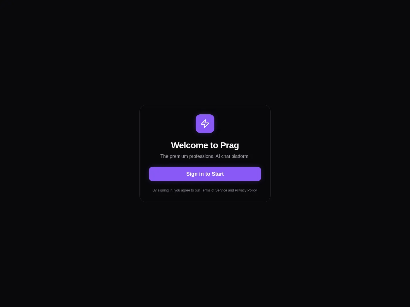 Prag AI Chat Platform