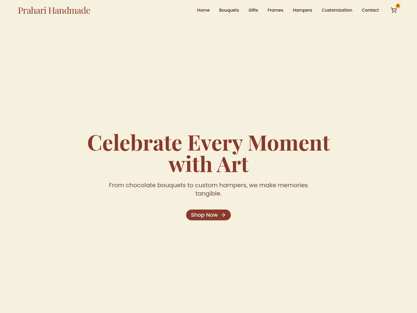 Prahari Handmade E-Commerce