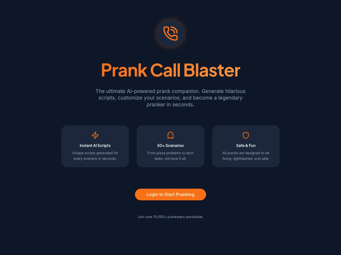 Prank Call Blaster
