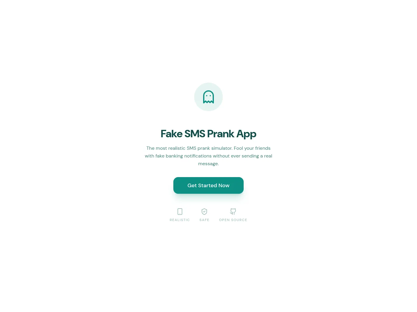 Fake SMS Prank App