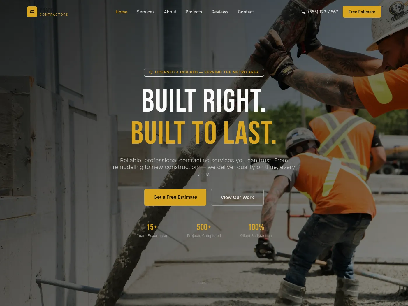 Prarco Contractors Site