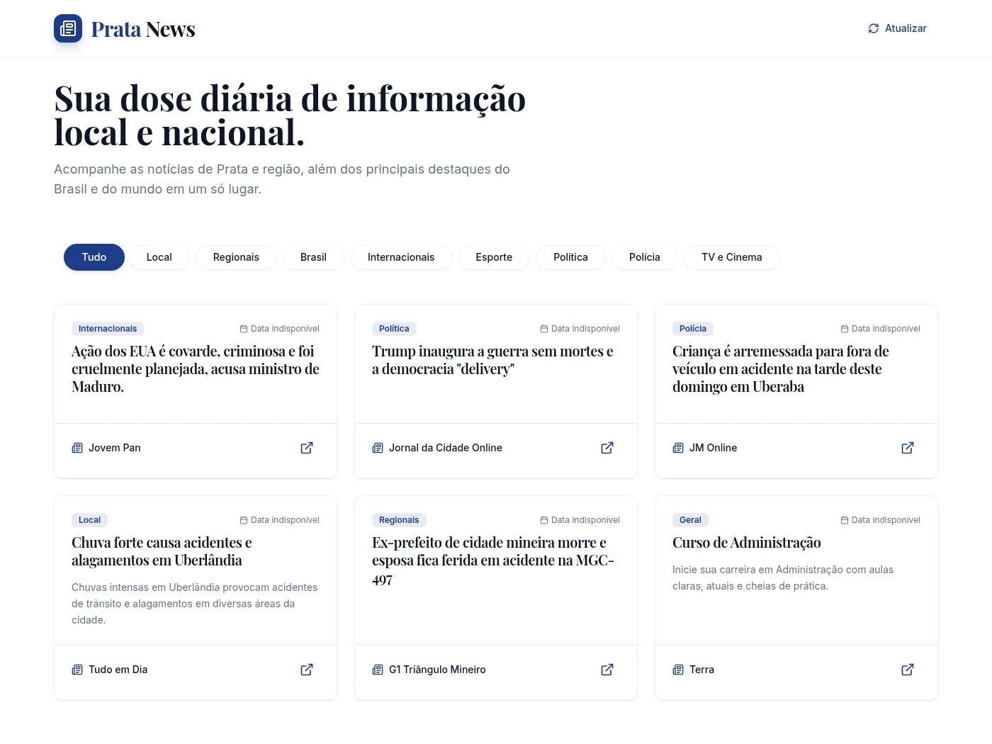 Prata News Aggregator