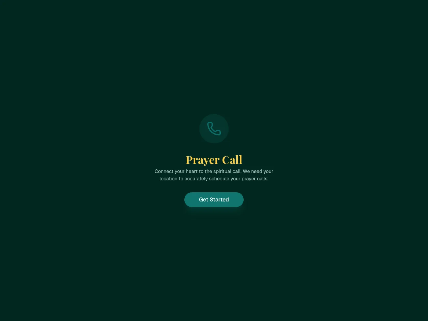Prayer Call