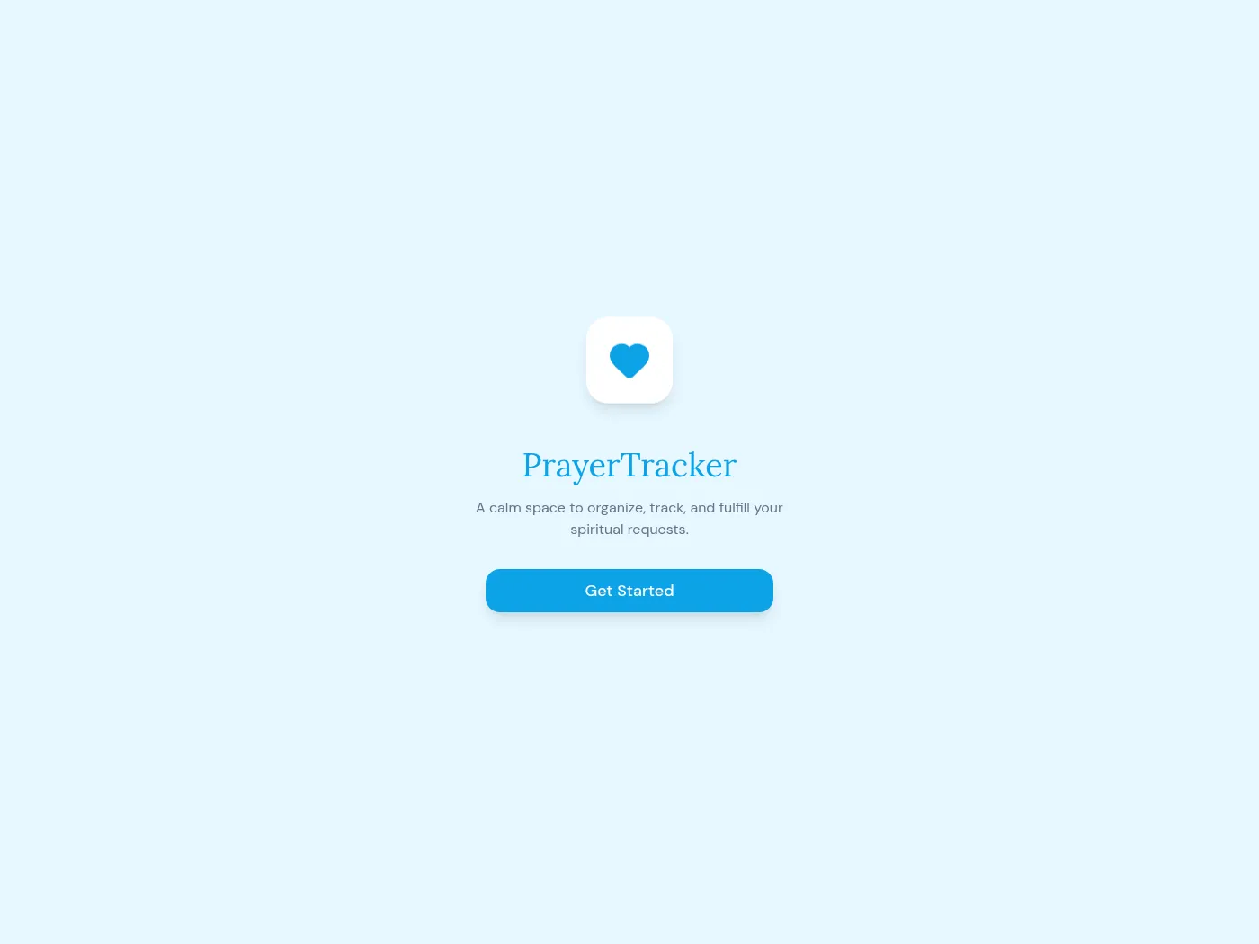 PrayerTracker App