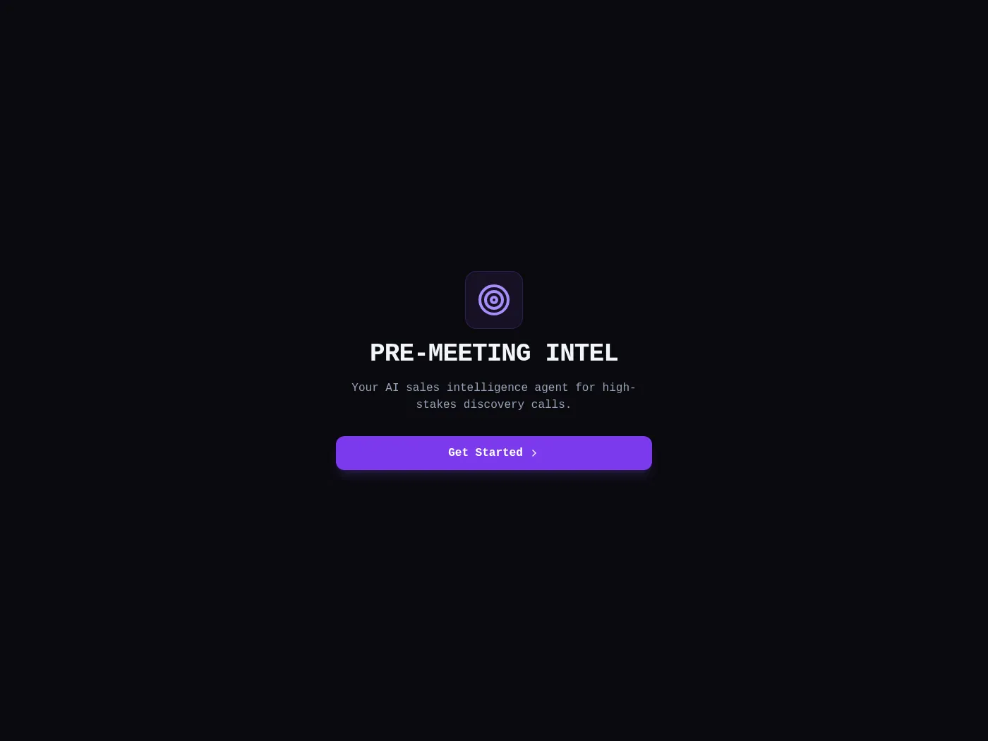 Pre-Meeting Intel Agent