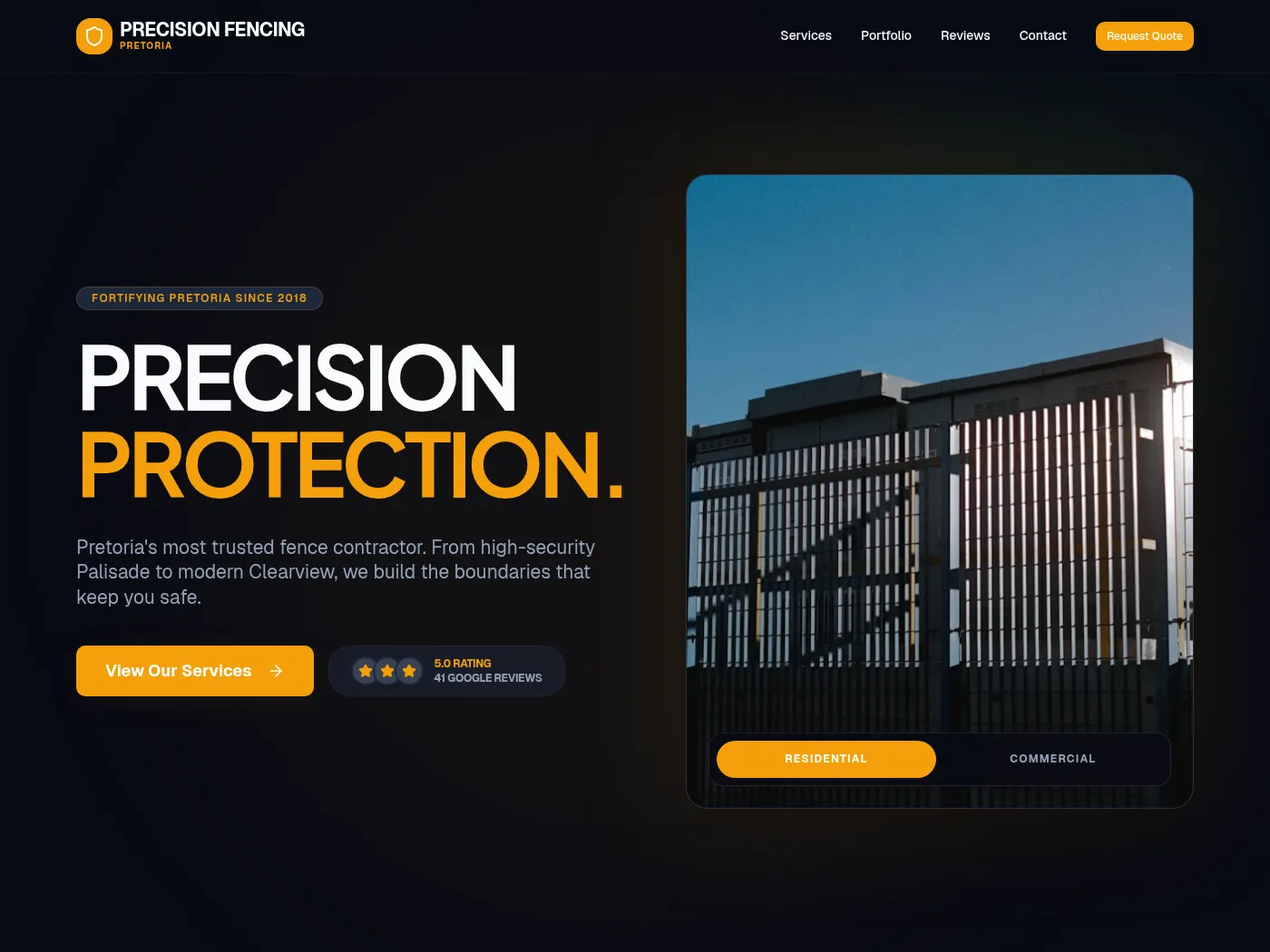 Precision Fencing Site