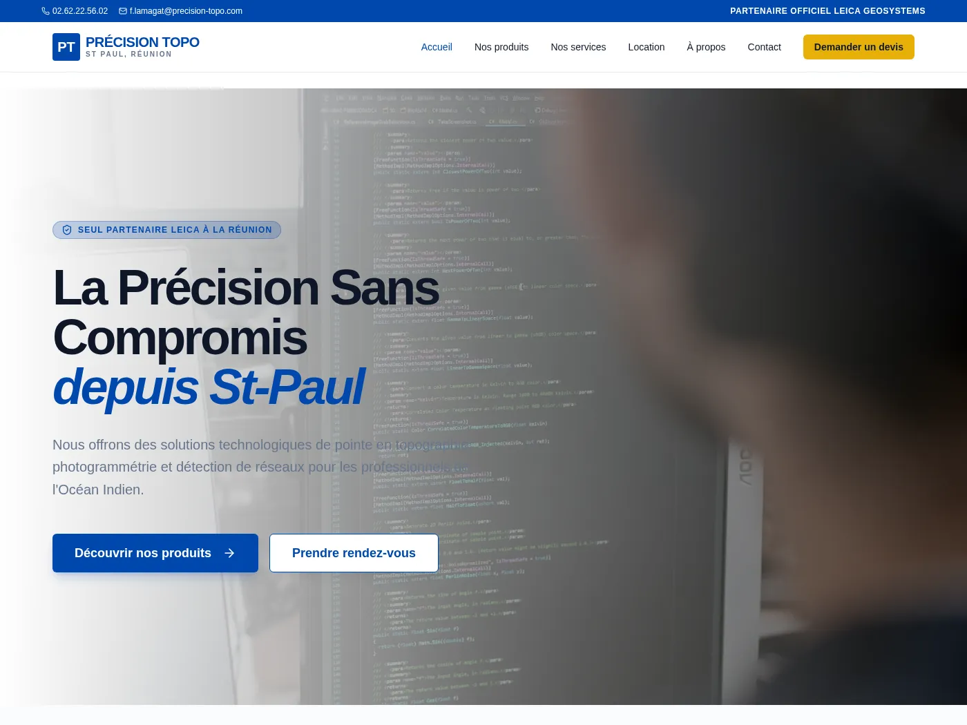 Précision Topo Web Clone