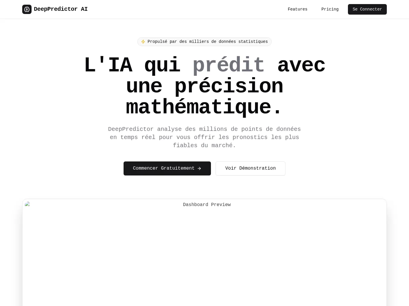 DeepPredictor AI