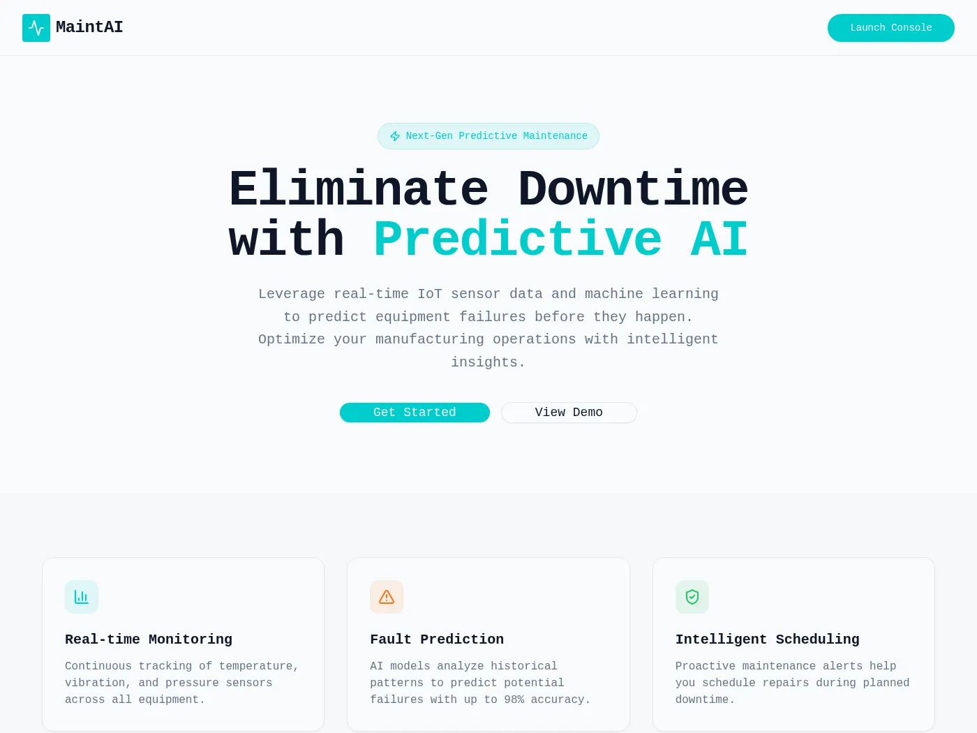 Predictive Maintenance AI