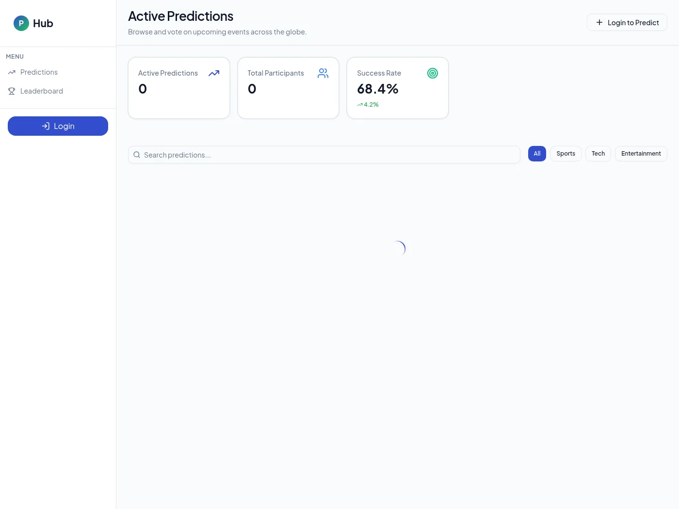 Predictions Hub
