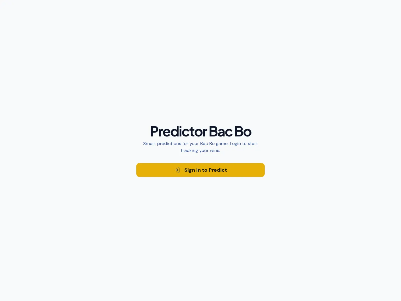 Predictor Bac Bo