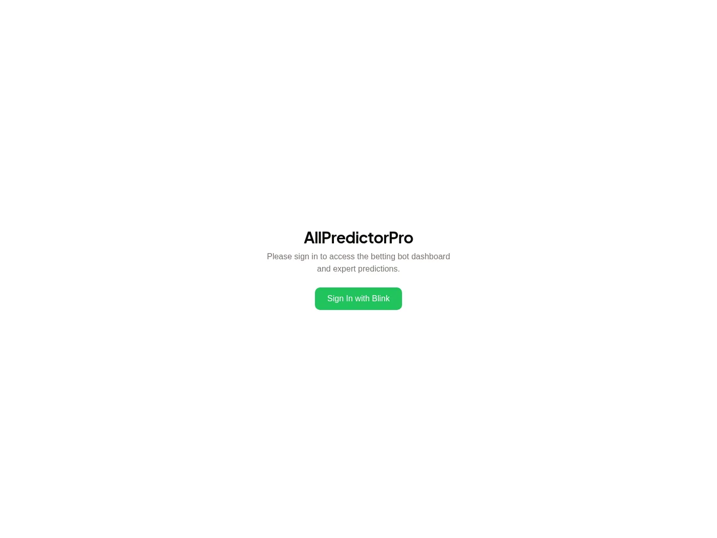 AllPredictorPro Bot Clone
