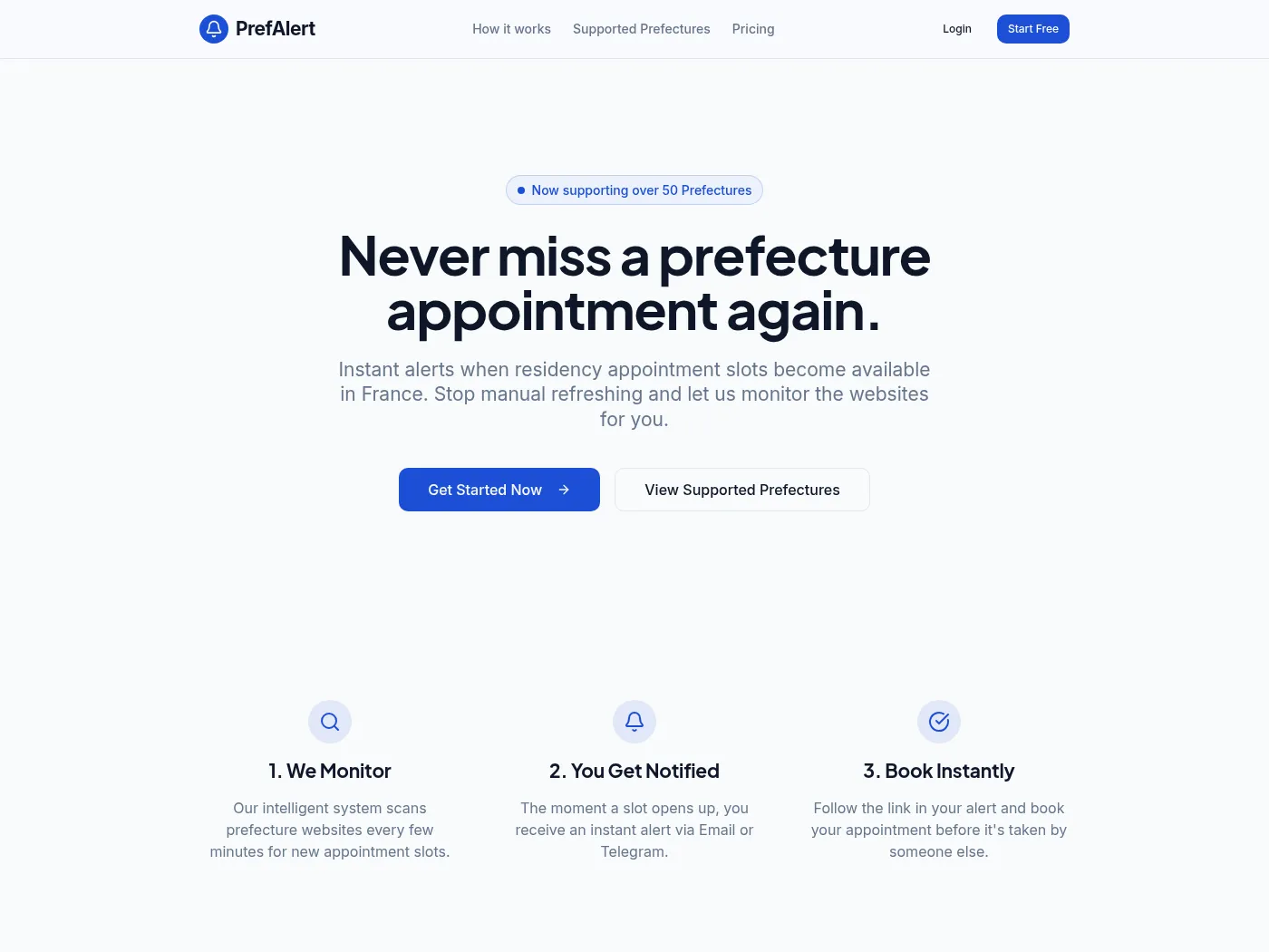 PrefAlert SaaS Platform