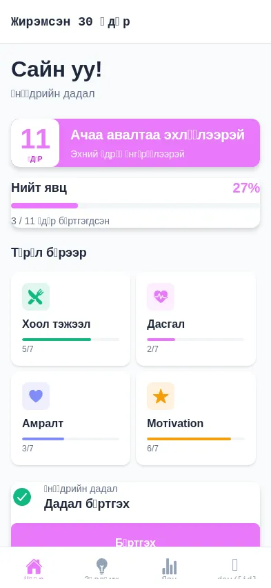 30-Day Pregnancy Tracker