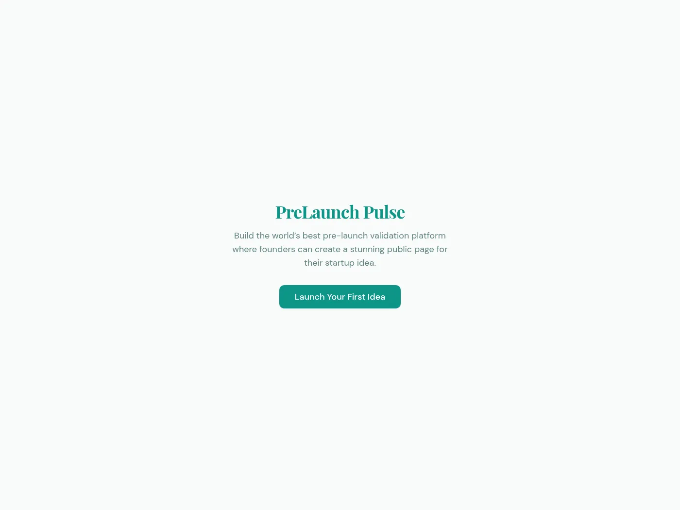 PreLaunch Pulse