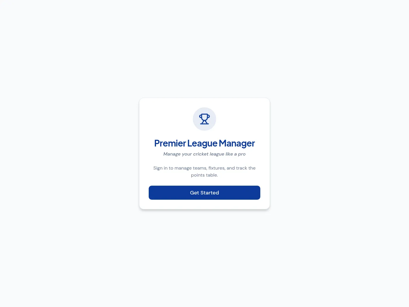 Premier League Manager