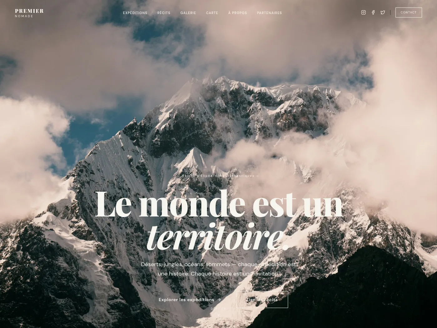 Premier Nomade Explorer Blog