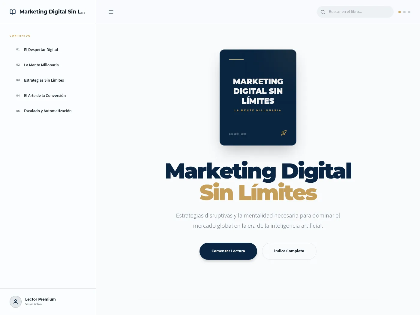 Premium Digital Book Style