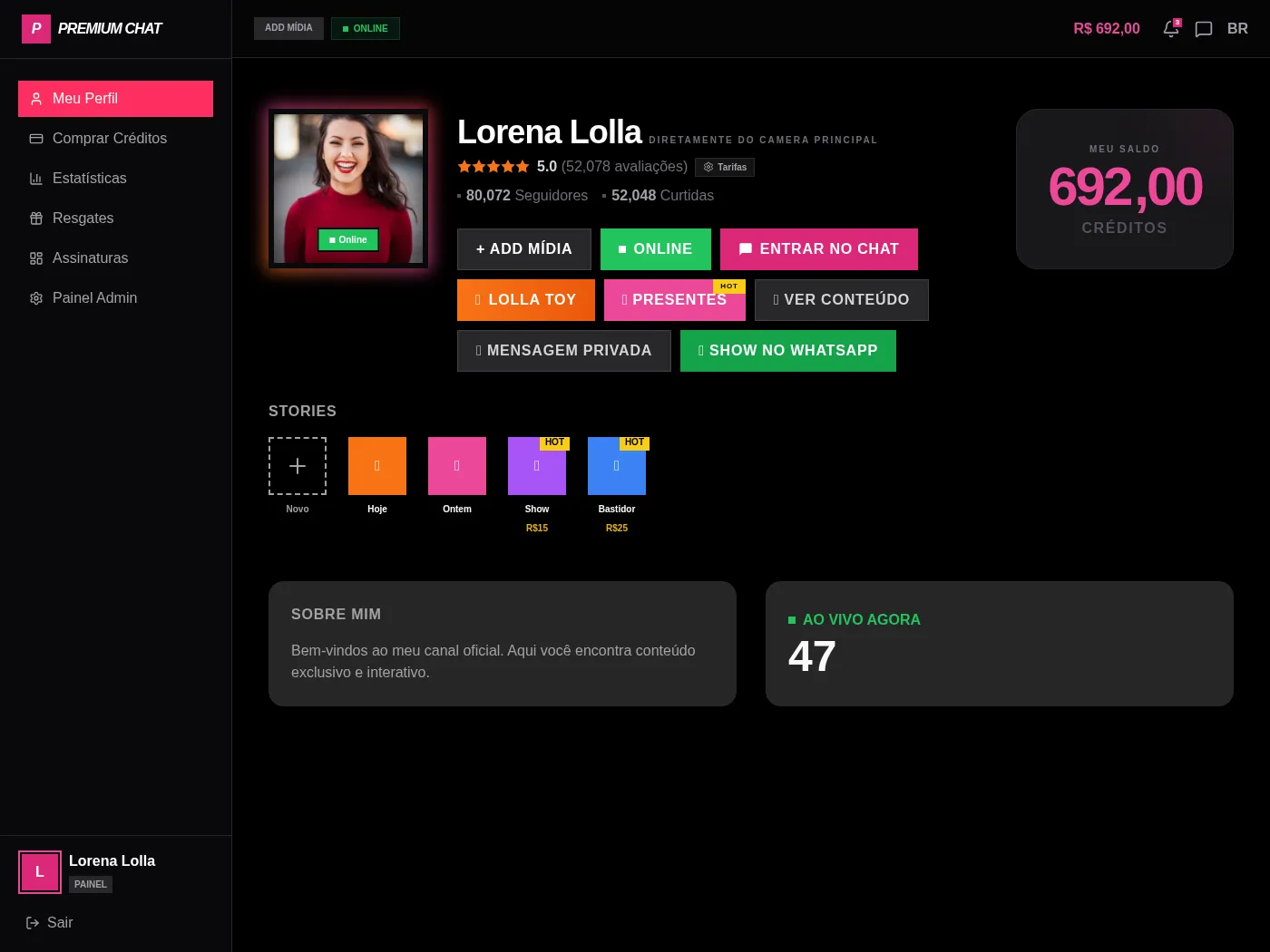 Premium Chat Clone