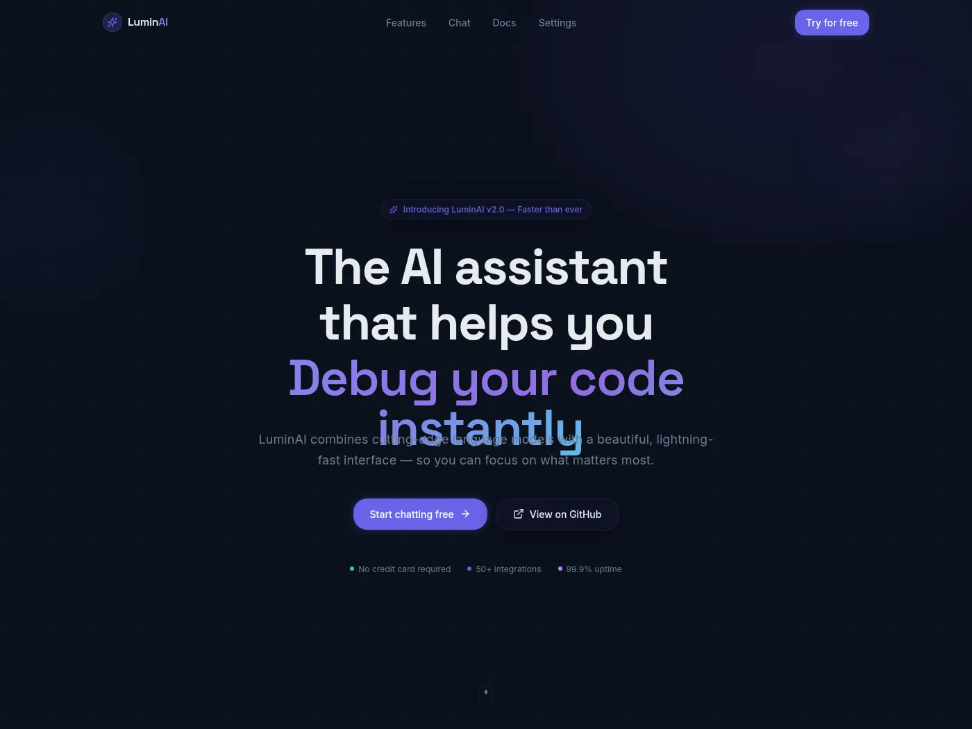 LuminAI Chat UI