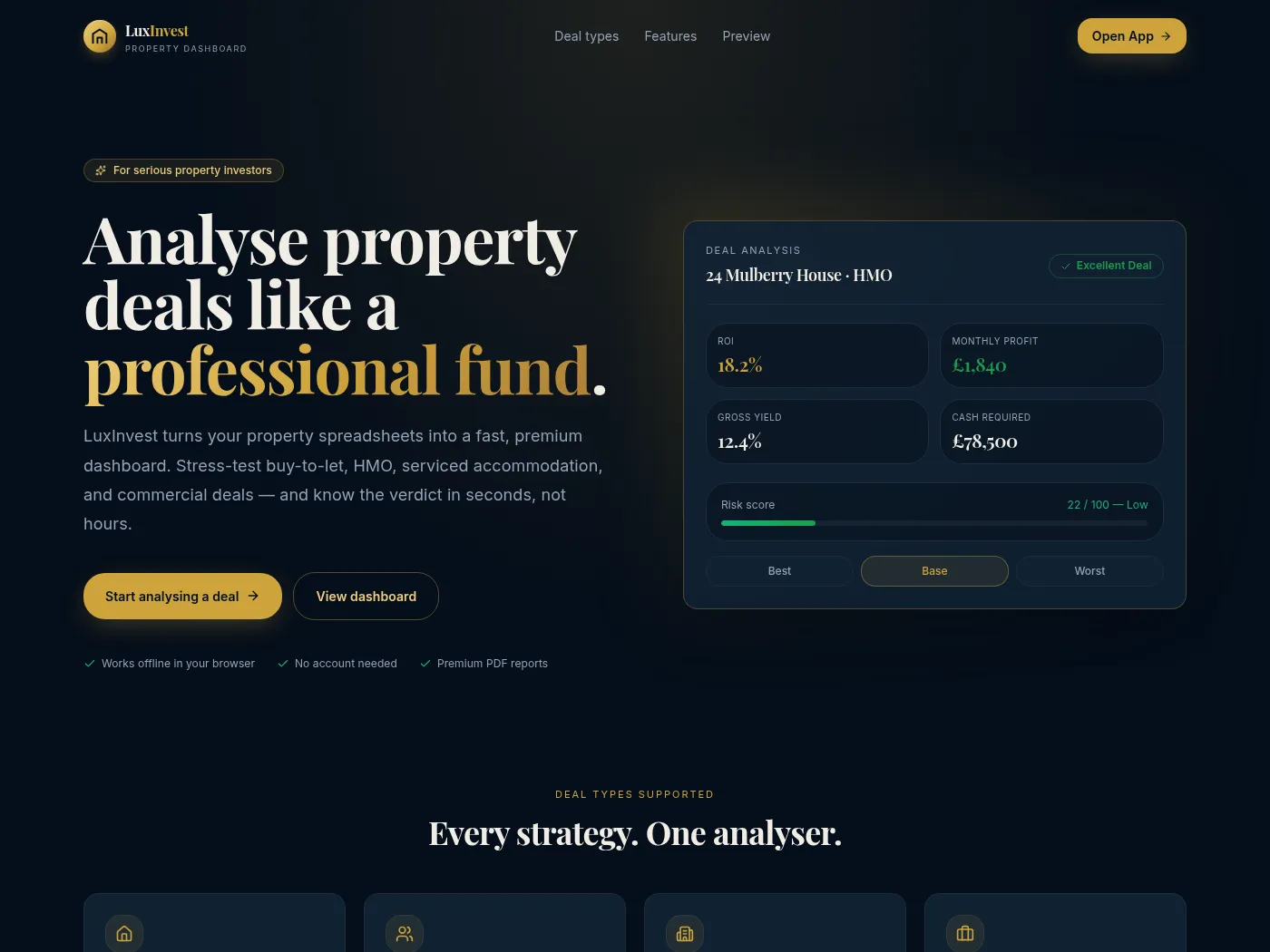 Deal Analyser