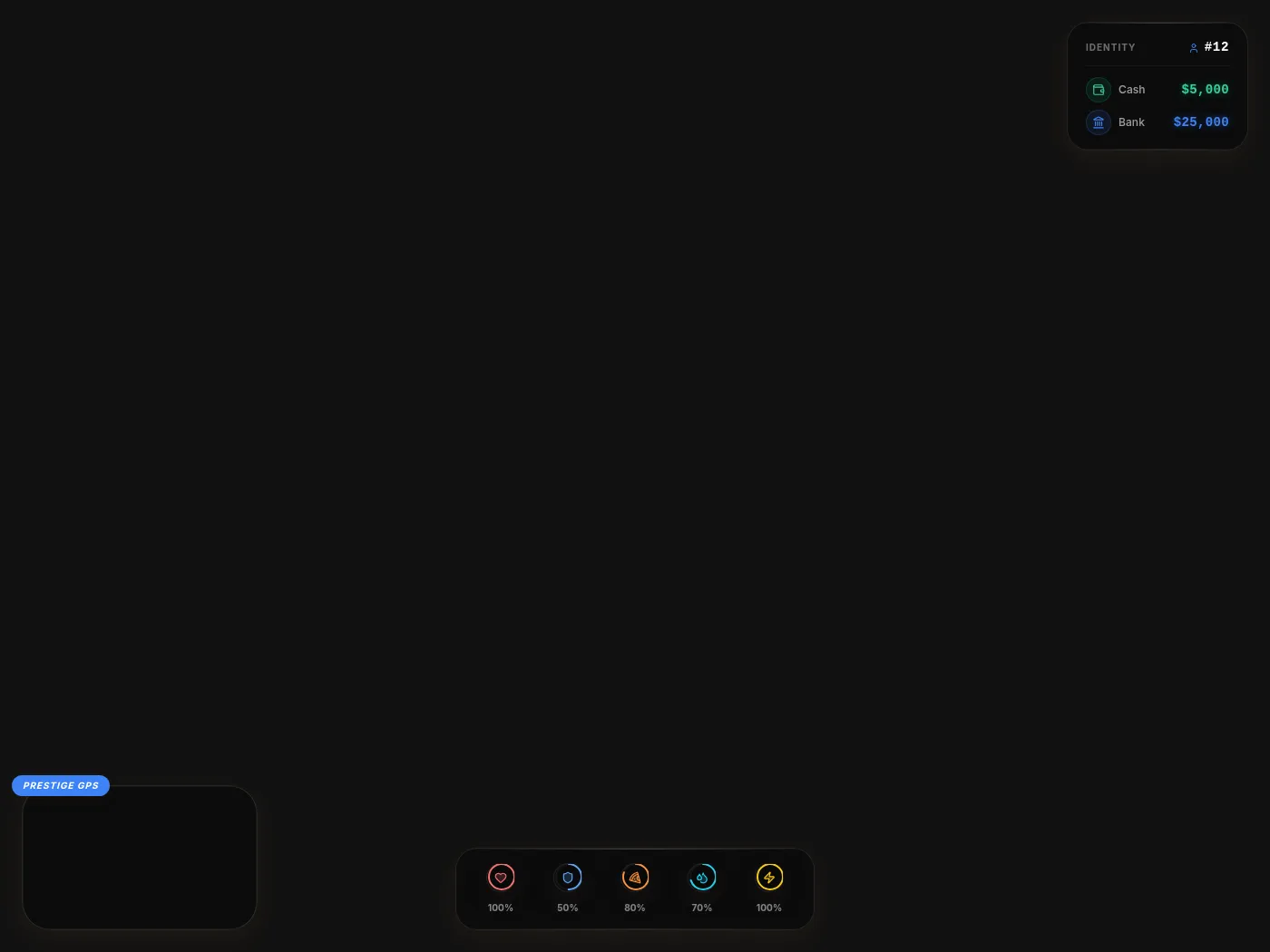Prestige RP HUD