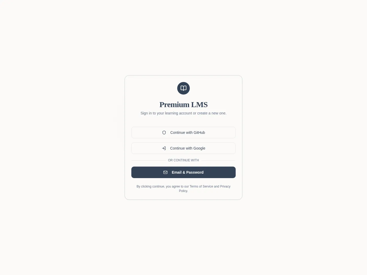 Premium LMS Platform